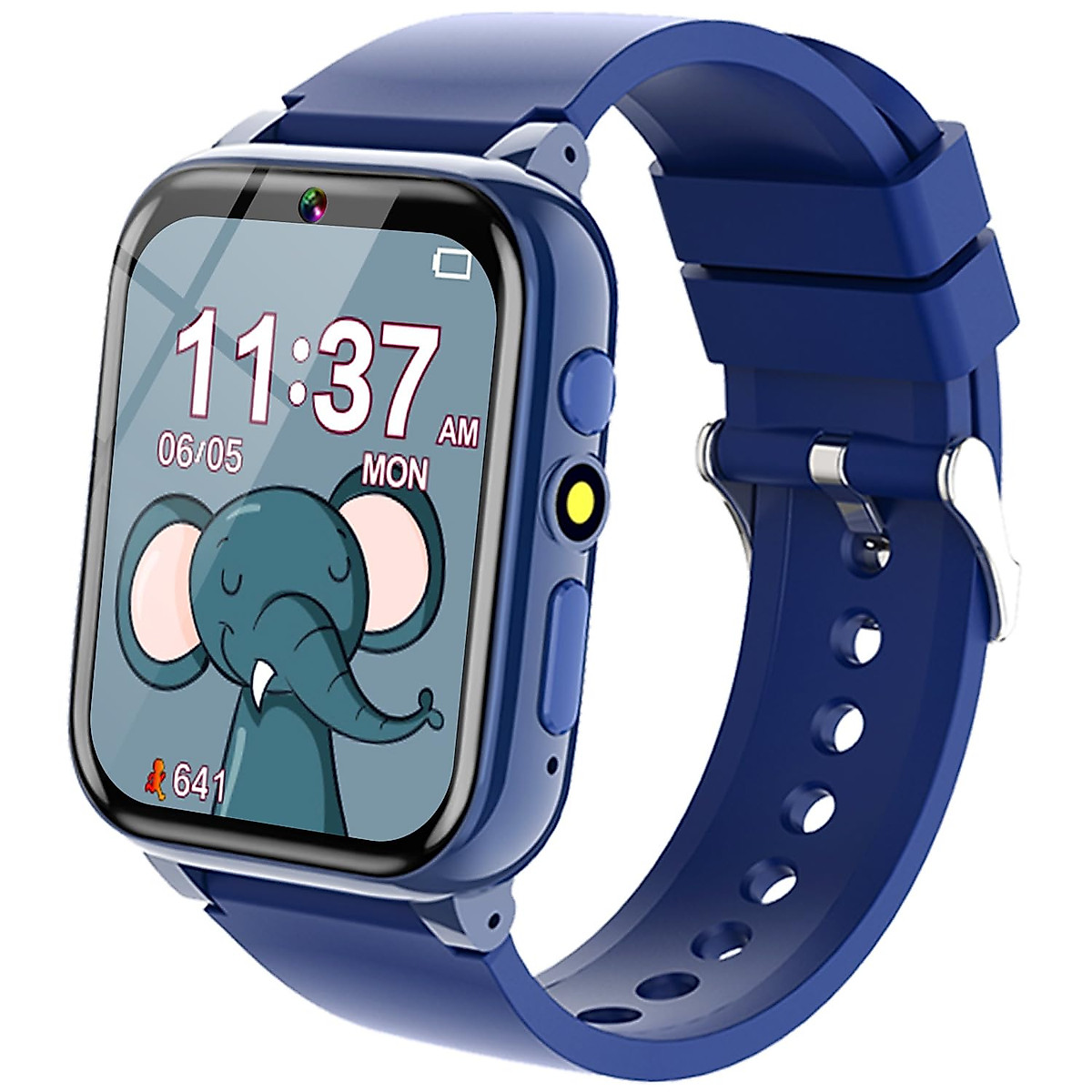 Kids Game Smart Watch Gift for Boys Age 6-12 with 26 Games Audio Stories Video Camera Music Player Pedometer Learning Card Flashlight 12/24hr, Kids Smart Watch Boys Toys for 7 8 9 10 Year Old Boys