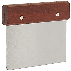 American Metalcraft DS6704 Dough Cutters and Scrapers, 4.3" Length x 6" Width, Silver