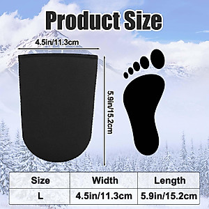 Palksky 1 Pairs Ice Bath Toe Covers, Neoprene Toe Socks, Cold Plunge Tub Accessories, Reusable Toe Warmers for Cold Coolers, Ice Baths at Home(L)