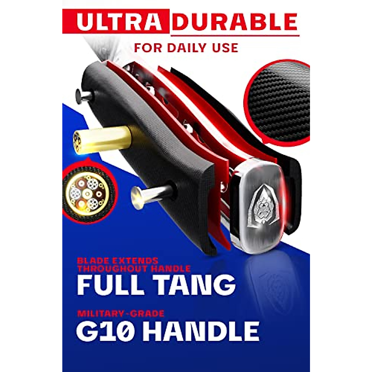 Dalstrong Serrated Offset Bread Knife - 8 inch - Shogun Series - Deli Knife - Damascus - AUS-10V Japanese Super Steel - Bread Slicer Cutter - Slicing Knife - Vacuum Treated - G10 Handle - Sheath