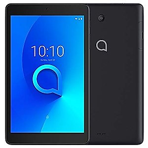 Alcatel 3T 8 9032T (32GB, 2GB) 8.0" Cellular Tablet with Calling, 4080mAh Battery, Face Unlock, Android 10, GPS, US 4G LTE GSM Unlocked (T-Mobile, AT&T, Metro, Straight Talk) (Black)