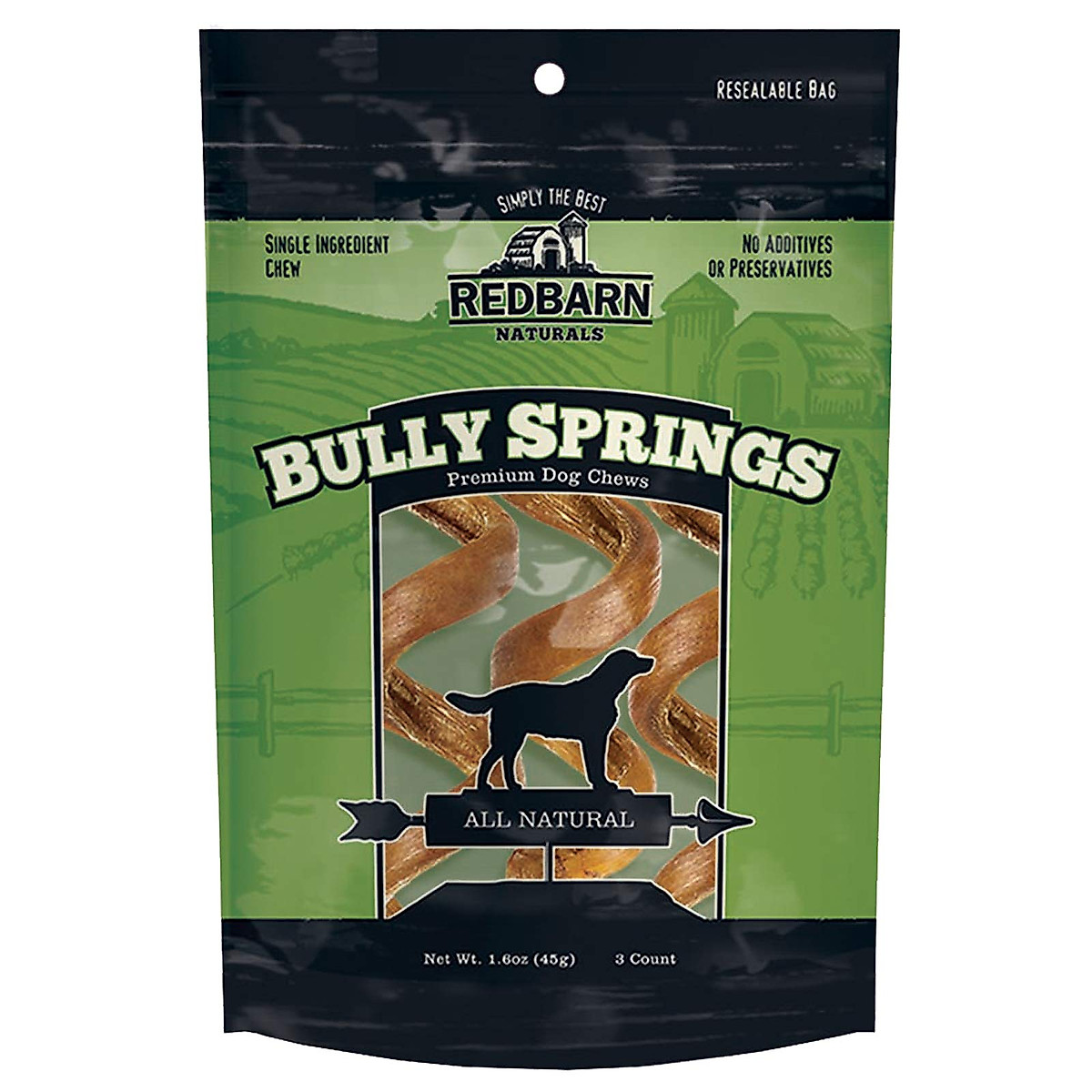 Redbarn Bully Springs for Dogs, 3-Count (Pack of 4)
