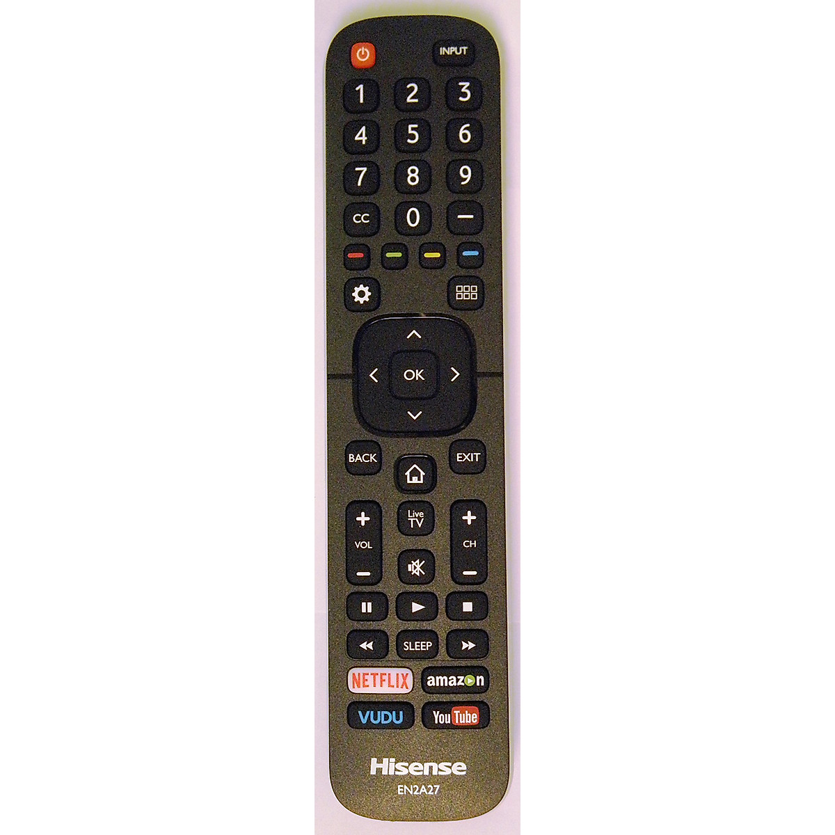 EN2A27 NEW HISENSE OEM HDTV REMOTE CONTROL PN: 179430