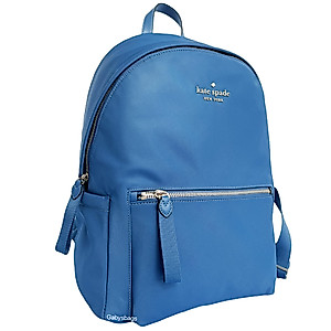Kate Spade Chelsea Little Better Nylon Large Backpack Shipyard Blue School Bag