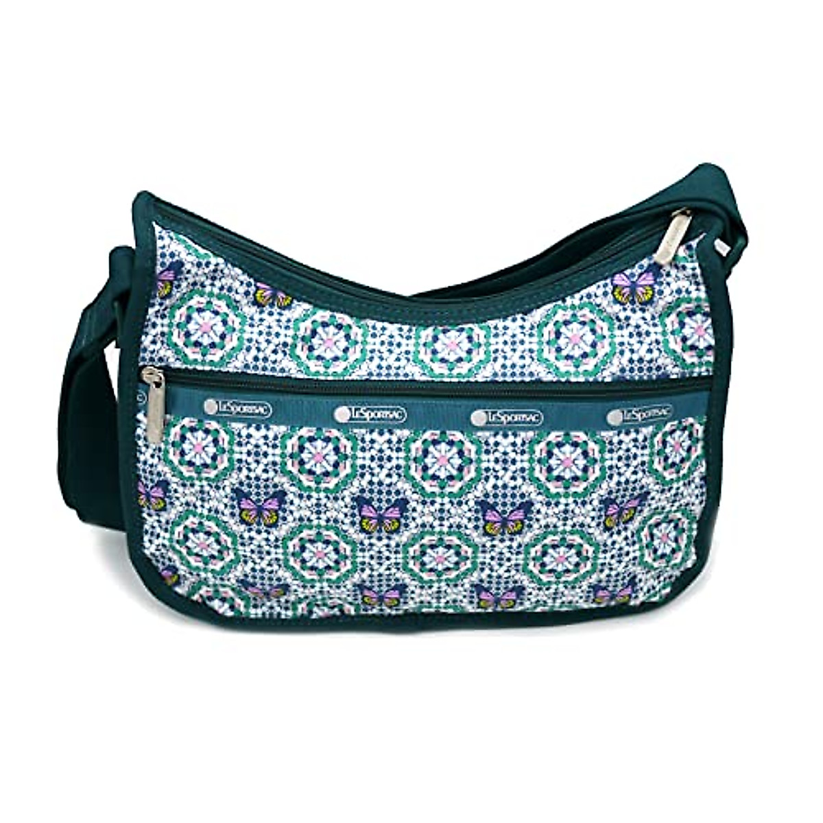 LeSportsac Classic Hobo Crossbody Handbag in Butterfly Mosaic