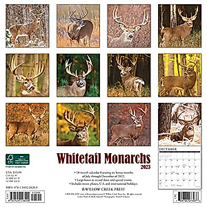 Whitetail Monarchs 2023 Wall Calendar