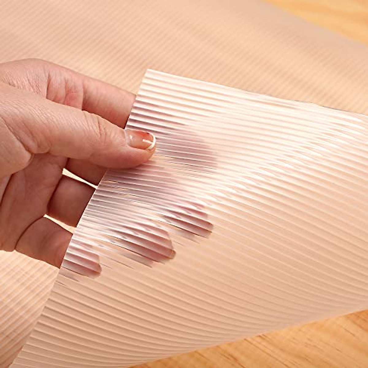 Shelf Liners for Kitchen cabinets Drawer Liner Thicken Plastic Cabinet Liners for Shelves Easy to Cut & Washable Drawer Liners for Kitchen Size (12 Inches x 10 Feet)