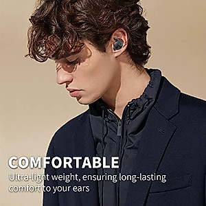 5 Pairs Ear Hooks for Sennheiser Momentum 3 Earbuds, Anti-Slip Ear Tips Covers Compatiable with Sennheiser Momentum True Wireless 3 Accessories Ear Hooks Covers