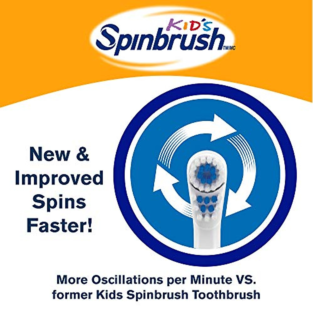 Spinbrush PAW Patrol Kid’s Electric Battery Toothbrush, Soft, 1 ct, Character May Vary