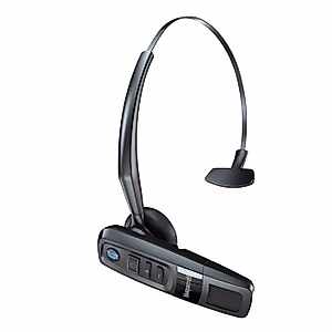 BlueParrott C300-XT Noise Canceling Bluetooth Headset – Hands-Free Wireless Headset, Perfect For High-Noise Environments, Long Wireless Range with Superior Sound, IP65-Rated, Black
