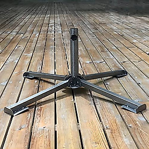 YEUQWJ Foldable Patio Umbrella Base Holder，Tempered Iron Umbrella Stand Bracket，Portable Outdoor Sunshade Anchor， Christmas Tree Support