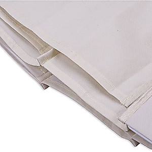 LONGTEAM Hanging Purse Handbag Organizer Homewares Nonwoven 10 Pockets Hanging Closet Storage Bag