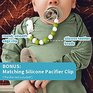 Newborn Baby Knotted Gown, Super Soft Silky Infant Long Sleeve Sleeper for Baby Girl and Boy Sleeping Bag with Mittens and Hat & Bowknot Set (Extra Long)