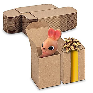 MT Products Tuck Top Kraft Paperboard Gift Box Perfect Packaging for Any Occasions Easily Assembles 2 x 2 x 3 inches (30 Pieces)