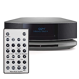 Universal Replacement Remote Control for Bose Sound Touch Wave Music Radio System I II III IV (Without Battery)-Silver