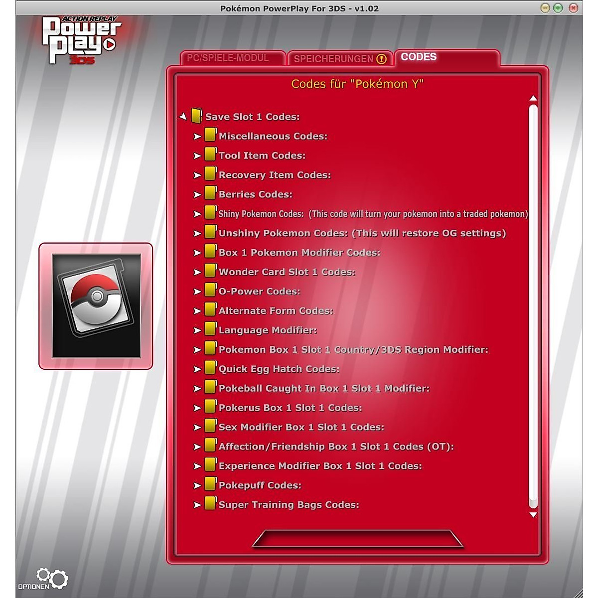 Datel PM23DS Action Replay Power Play Game Saves/Cheats for Pokemon X & Y with Unique User Customization (Nintendo 3DS/2DS)