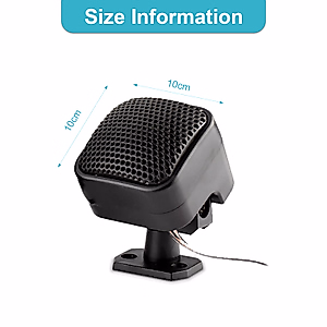 Car o Speakers, Car Stereo Tweeter Speakers, 1 Pair 12V 500W Mini Car Speaker o Tweeters 200mm 98dB Loudspeaker Automobile Speaker