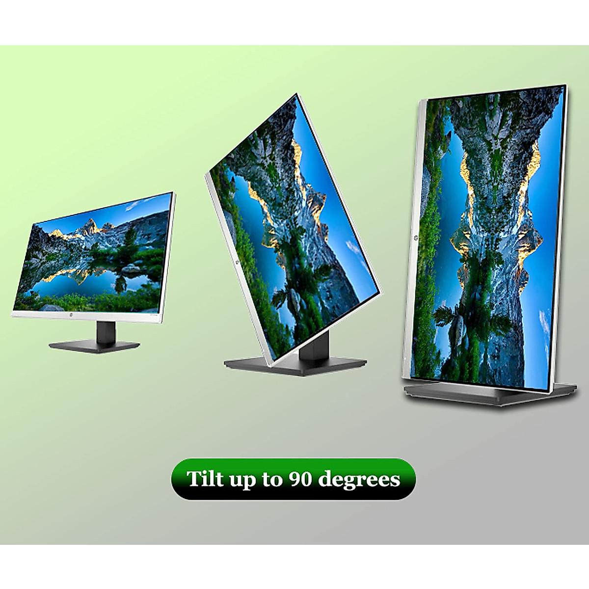 HP 24mh IPS Full HD LED 24 Inch Anti-Glare Computer Monitor, HDMI, VGA, Display Port, Edge to Edge Screen, Upto 16.7 Million Colors, 178 Degree Viewing Angle, 75 Hz Refresh Rate (Renewed)