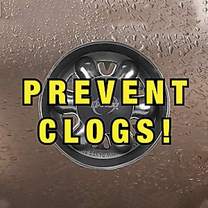 Danco 10983 Sinktacular, Kitchen Sink Strainer & Stopper, Prevent Clogs & Odors, Fill Sink & Protect Garbage Disposal