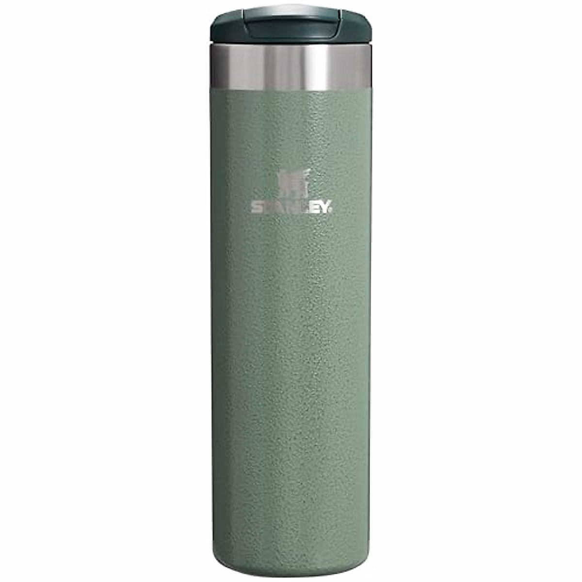 Stanley AeroLight Transit Bottle 20 oz | Locking Drink Through Lid | Leak Resistant Water Bottle or Coffee Travel Mug | Lightweight Insulated Stainless Steel | BPA-Free | Hammertone Green