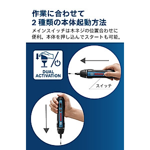 Bosch Professional 3.6V Cordless Screwdriver (Includes 32 Driver Bits, Extension Bit Holder, Carrying Case, Charging Cord) BOSCHGO-N Blue