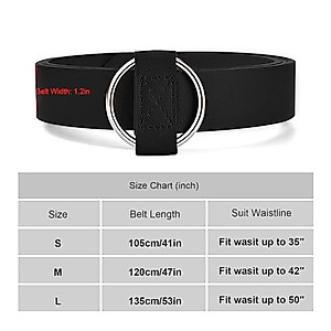 XZQTIVE Women Leather Belt No Pin Circle Buckle Fashion Waist Belt For Jean Dress Brown Round Buckle 105cm