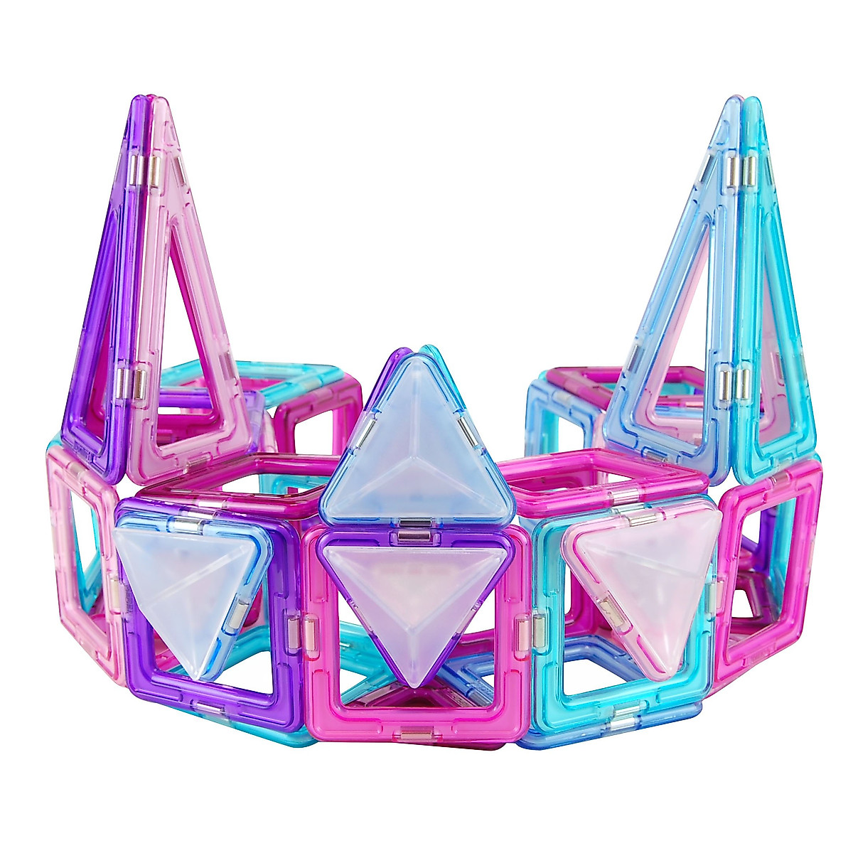 Magformers Inspire Set (100-pieces) Magnetic Building Blocks, Educational Magnetic Tiles Kit , Magnetic Construction STEM Toy Set