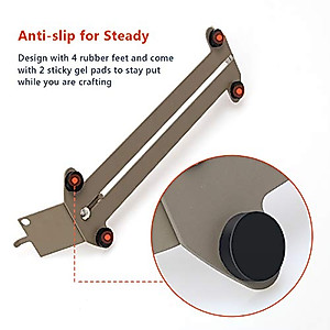 Catcan 2 in 1 Paracord Jig, Paracord Bracelet and Paracord Jig Making Kit, Adjustable Length DIY Craft Paracord Tools 4" to 13" with Free Cord and Buckles