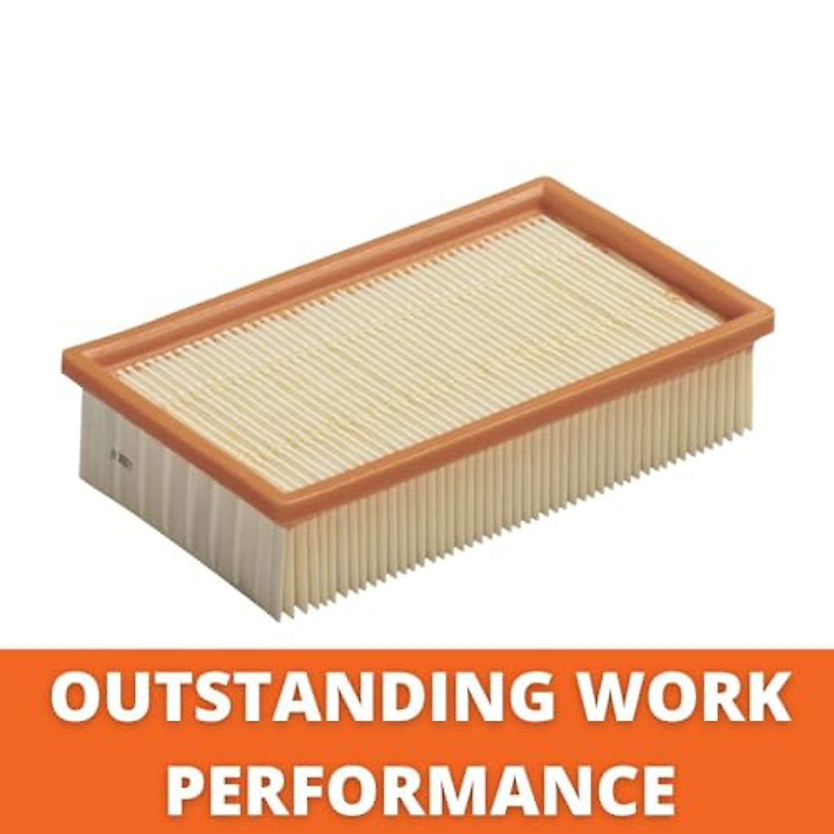 Fein Dust Extractor Flat-Fold Filter for Turbo Vacuum - Cellulose with Dust Class M Certification - 31345012010