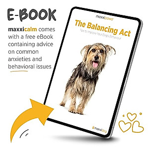 maxxipaws maxxicalm Natural Calming Supplement for Dogs - 120 Non-Drowsy Tablets