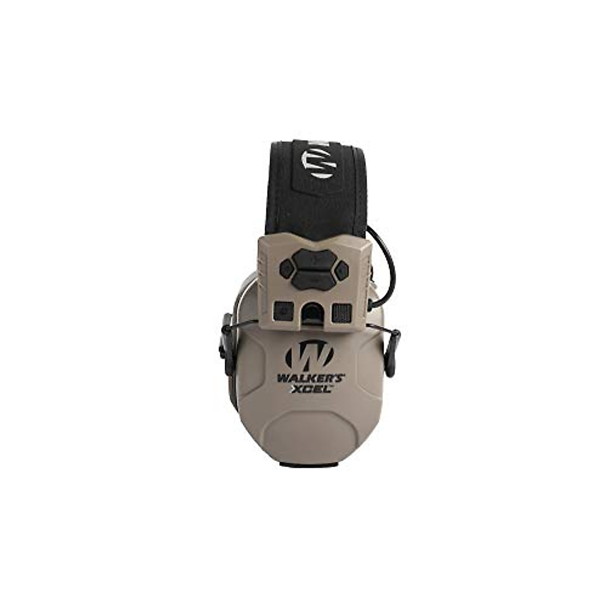 WALKER'S XCEL 100 Digital Electronic Muff W/Voice Clarity, Advanced Circuit, 4 Listening Modes, Beige (GWP-XSEM)