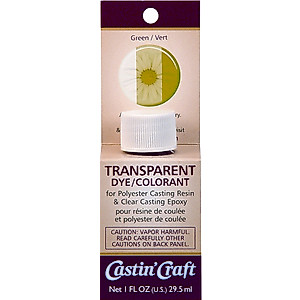 Environmental Technology 1-Ounce Casting' Craft Transparent Dye, Green