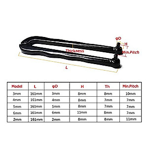 YOUTO Adjustable Face Spanner Wrench Pin Pliers For Round Nuts with Drilled Holes (2mm)