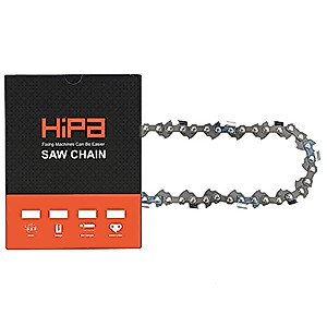 Hipa 6 Inch Chainsaw Chain For Milwaukee M12 Chainsaw Milwaukee Hatchet Remington Branch Wizard 6" Chainsaw Replace R28, 6" Guide Bar, 28 Drive Links, Pitch: 3/8"LP.043" Gauge