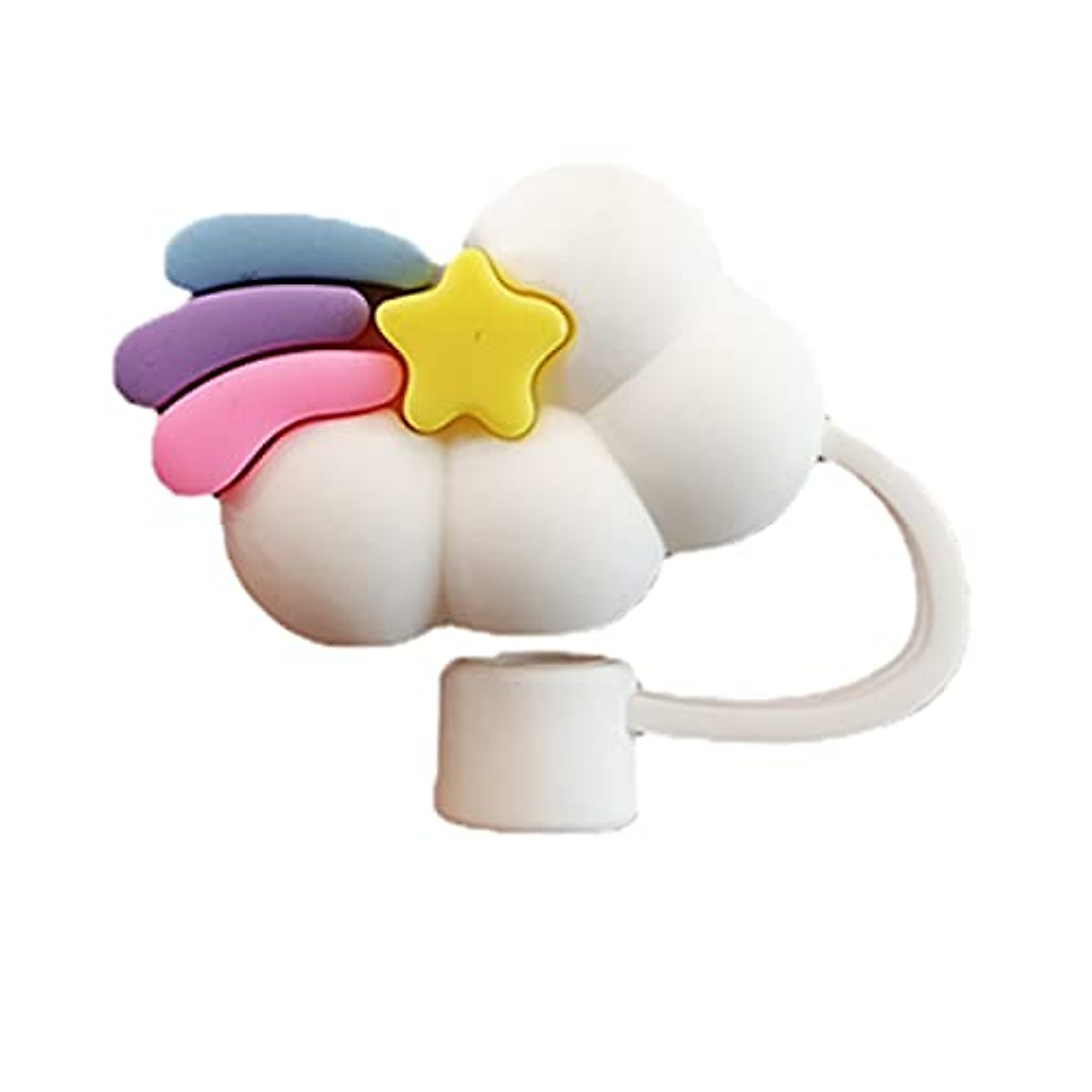 9-Packs Straw Tips Cover Silicone Straw Plugs, Food Grade Silicone Straw Tip Reusable Drinking Straw Covers Plugs Anti-dust Airtight Seal Splash Proof