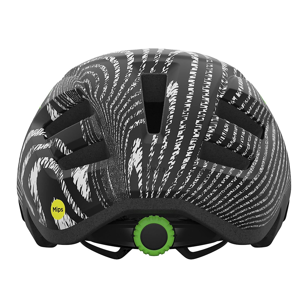 Giro Fixture II MIPS Mountain Bike Helmet for Men, Women, Kids, and Adults – Matte Black/White Ripple, Universal Youth (50-57cm)