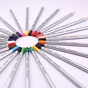 FUNLAVIE Colored Pencils 24 Coloring Pencils Premium Art Drawing Pencil for Adults Coloring Book