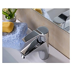 FACUT Hot and Cold Mixer Tap Bathroom Basin Sink Faucet Chrome Copper Water Tap Mixer Single Handle Bath Faucets,Kitchen Sink Faucet FACUT