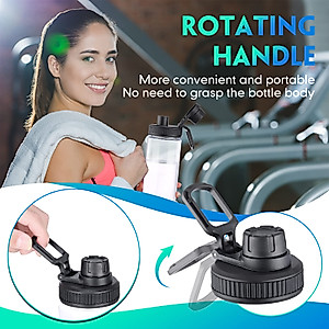 Shellwei 12 Pack Sports Water Bottles Bulk 24 oz Clear Water Bottle with Spout Lid Plastic Leak Proof Portable Sports Bottles 700 ml Bike Water Bottles with Handle for Fitness Outdoor Sports School