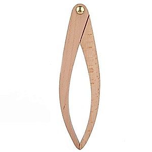 1pcs Caliper Wooden Ruler Positioning Distance Measuring Tool Pottery Tools for Ceramic Measurement(8 inches)