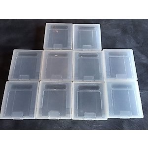 Clear Plastic Game Cartridge Case Box Game Card Cartridge Cases Boxes for Nintend Gameboy Color GBC Replacement (10PCS)