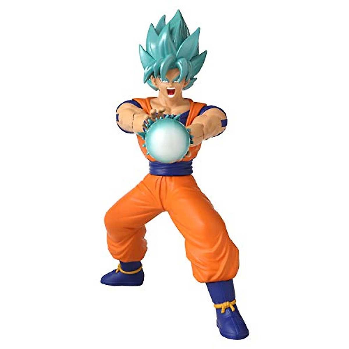 Bandai Namco - Dragon Ball Super - Super Saiyan Blue Goku, 7" Action Figure Attack Collection
