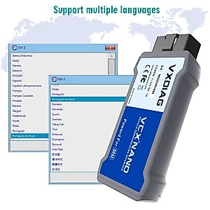 VXDIAG VCX Nano GDS2 and Tech2Win Diagnostic Tool Compatible for GM/OPEL with Global Diagnostic Programming System GDS & GDS2 Blue