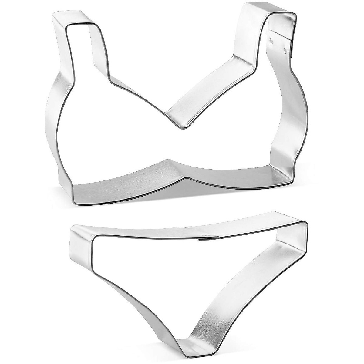 Bikini Bathing Swim Suit Cookie Cutter 2 Piece Set from The Cookie Cutter Shop - Bikini Top, Bikini Bottom Cookie Cutters – Tin Plated Steel Cookie Cutters