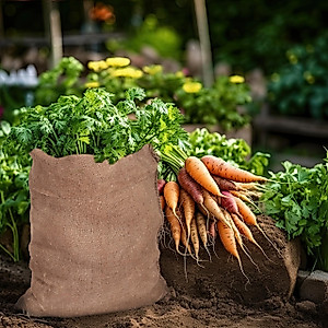 COTTON CRAFT Burlap Potato Sack Bag - Set of 4 Jute Potato Sack Race Bags - Large 24x39 Adult & Kids Sturdy Easter Outdoor Games Birthday Block Party Toy Storage