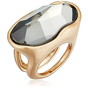 Robert Lee Morris Soho Stone Sculptural Ring, Size 8.5, Black Diamond
