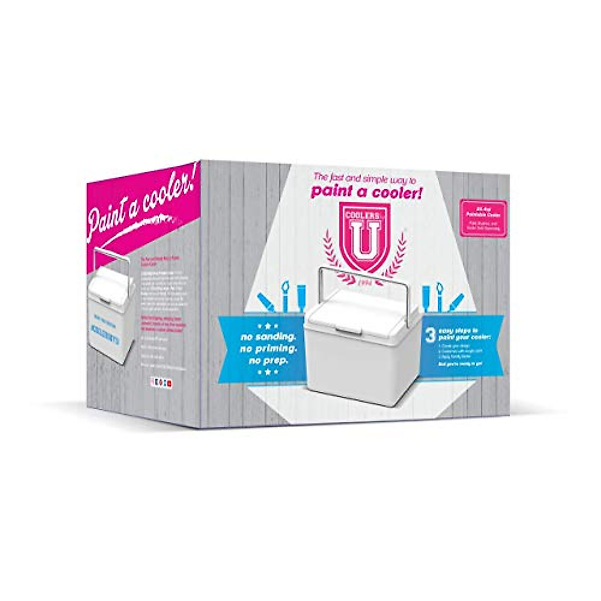 COOLERSbyU 26qt Paintable Cooler