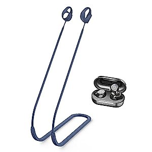 smaate Anti-Lost Strap Compatible with TOZO NC9 Earbuds, Soft Silicone Cord for Sports