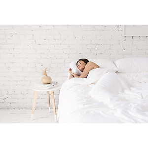 Cozy Earth Viscose from Bamboo Duvet Cover- Ultra Soft, Temperature Regulating, Size Twin, Color White