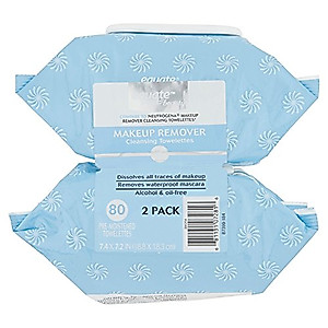 Equate Makeup Remover Cleansing Towelettes 80ct, Pack of 3